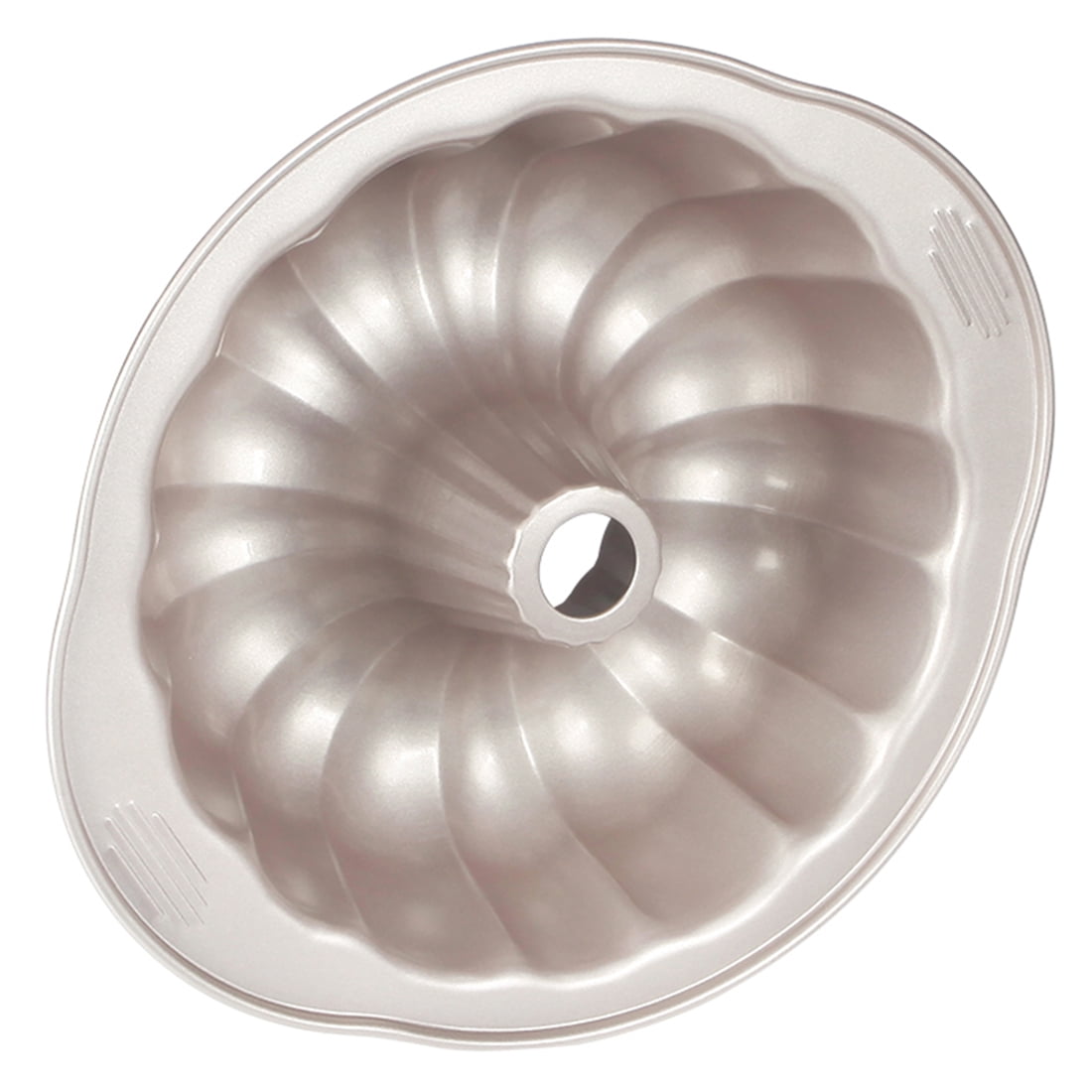 Fluted Tube Cake Pan Nonstick, 9-Inch Heavy Duty Carbon Steel Fluted ...