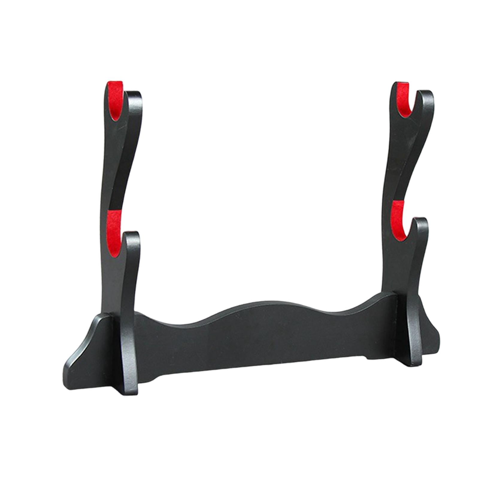 Flutes Display Stand Rack Wooden Desktop Hanger Decorative for Personal ...