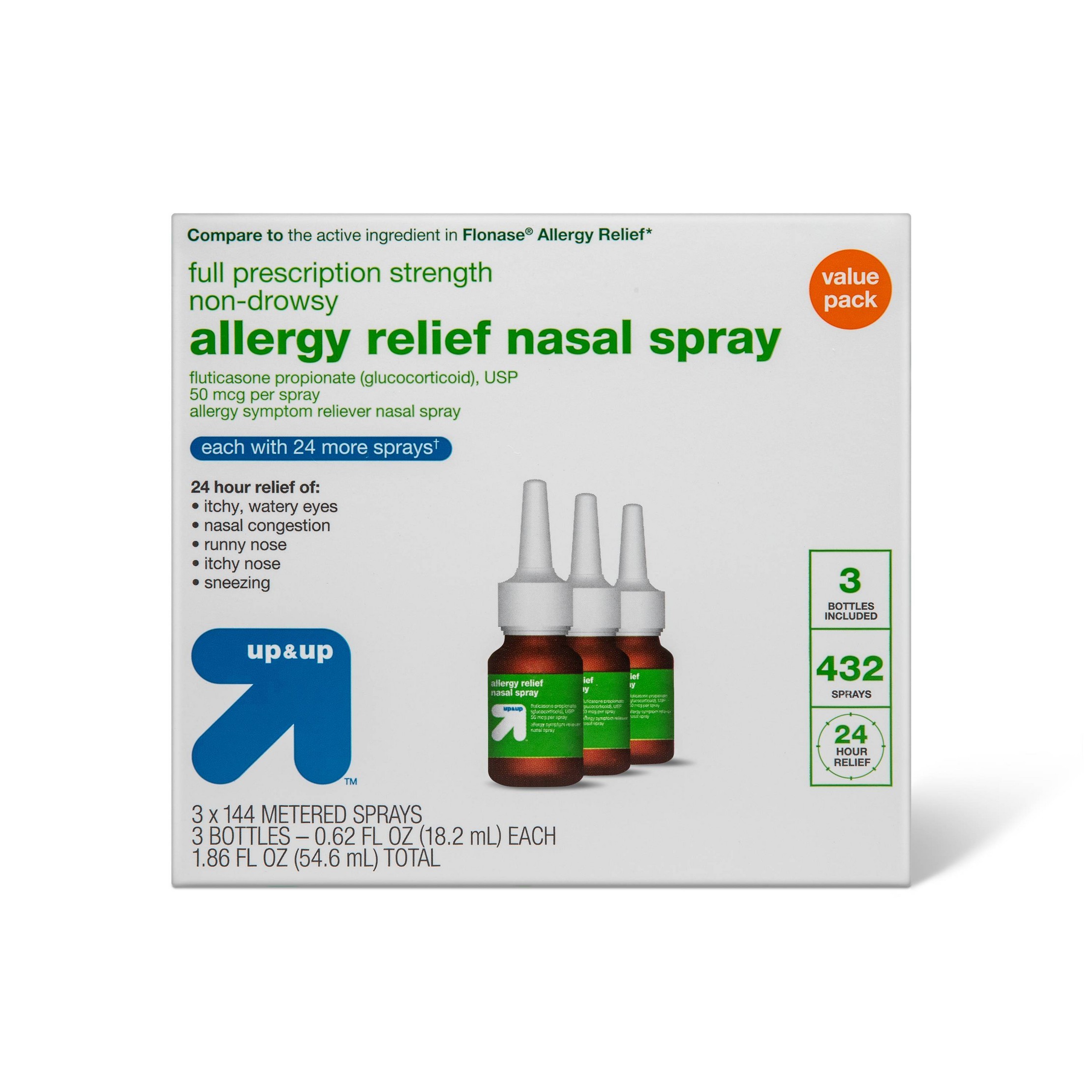 4 Way Nasal Decongestant Nasal Spray, Fast Acting, 1-Ounce (29.6 ml ...