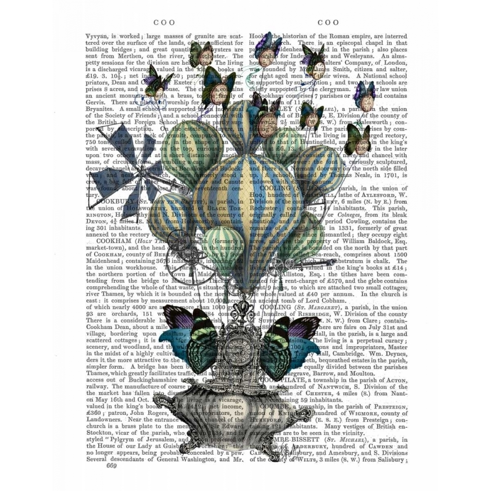 Flutter Time Poster Print - Funky Fab - Walmart.com