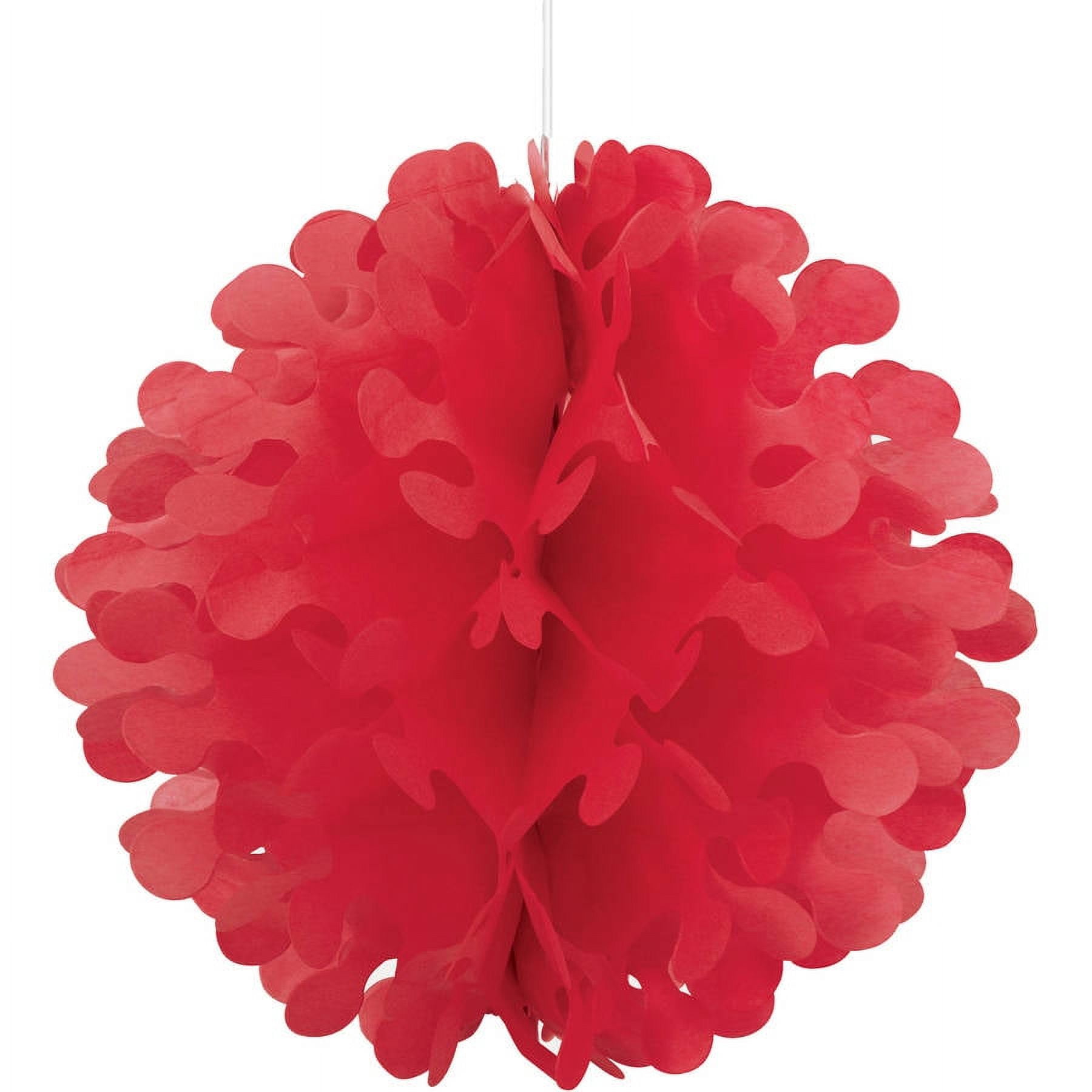 Flutter Tissue Paper Ball, 12 in, Ravishing Red, 1ct - Walmart.com