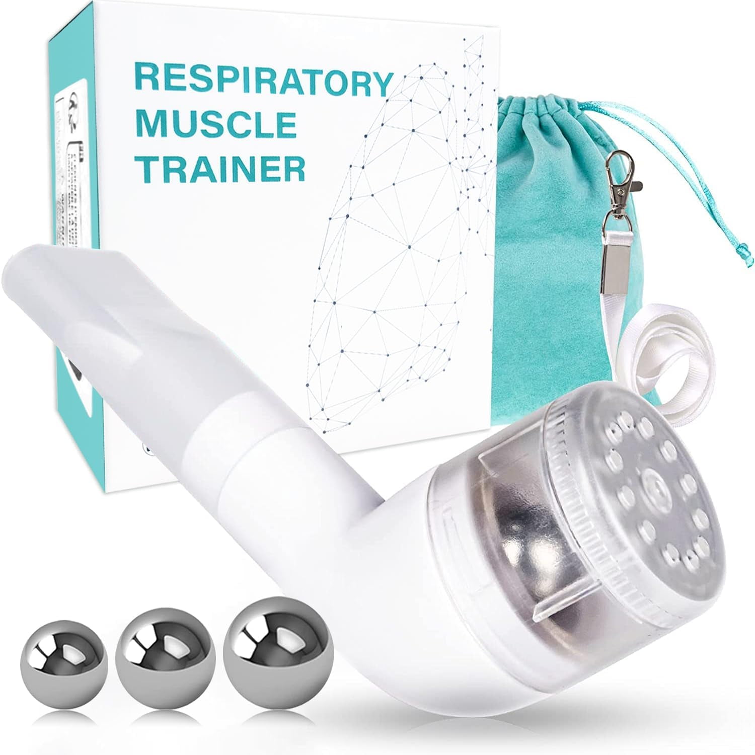 Flutter Valve Breathing Exercise Device for Lungs, Breathing Trainer ...