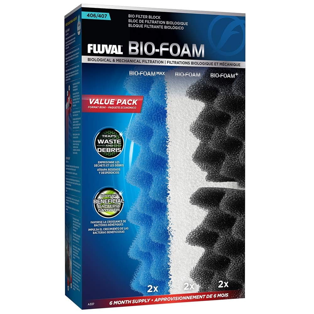 Hagen Fluval 406/407 Bio Foam Replacement Filter Media - Walmart.com