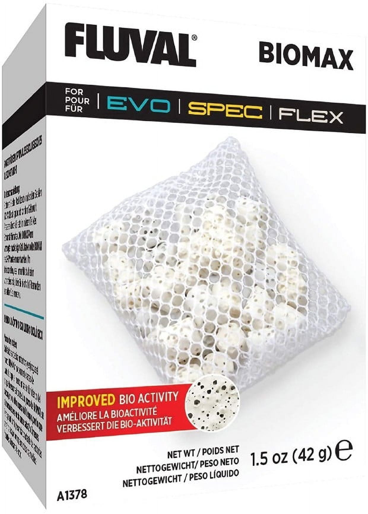 Fluval BIOMAX Biological Filtration Media for Fluval Spec Aquariums ...