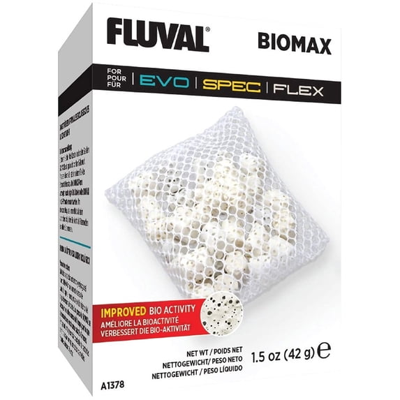 Fluval BIOMAX Biological Filtration Media for Fluval Spec Aquariums ...