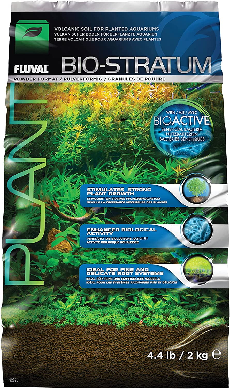 Fluval Bio Stratum, Aquarium Gravel Substrate for Aquatic Plant Growth ...