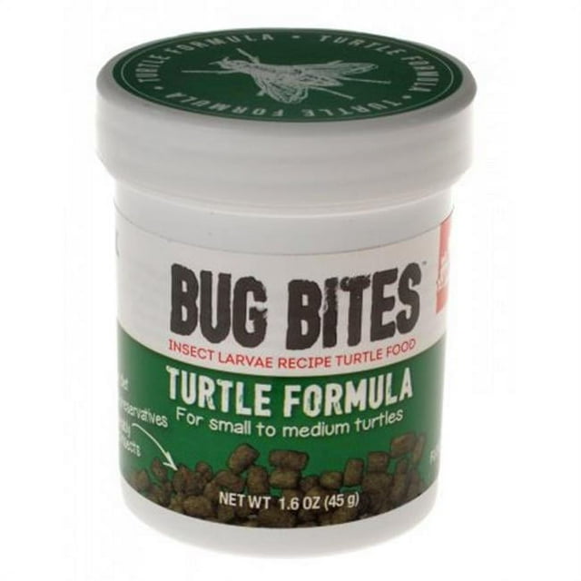 Fluval Bug Bites High-Protein Brown Larvae Recipe Turtle Food, Small ...