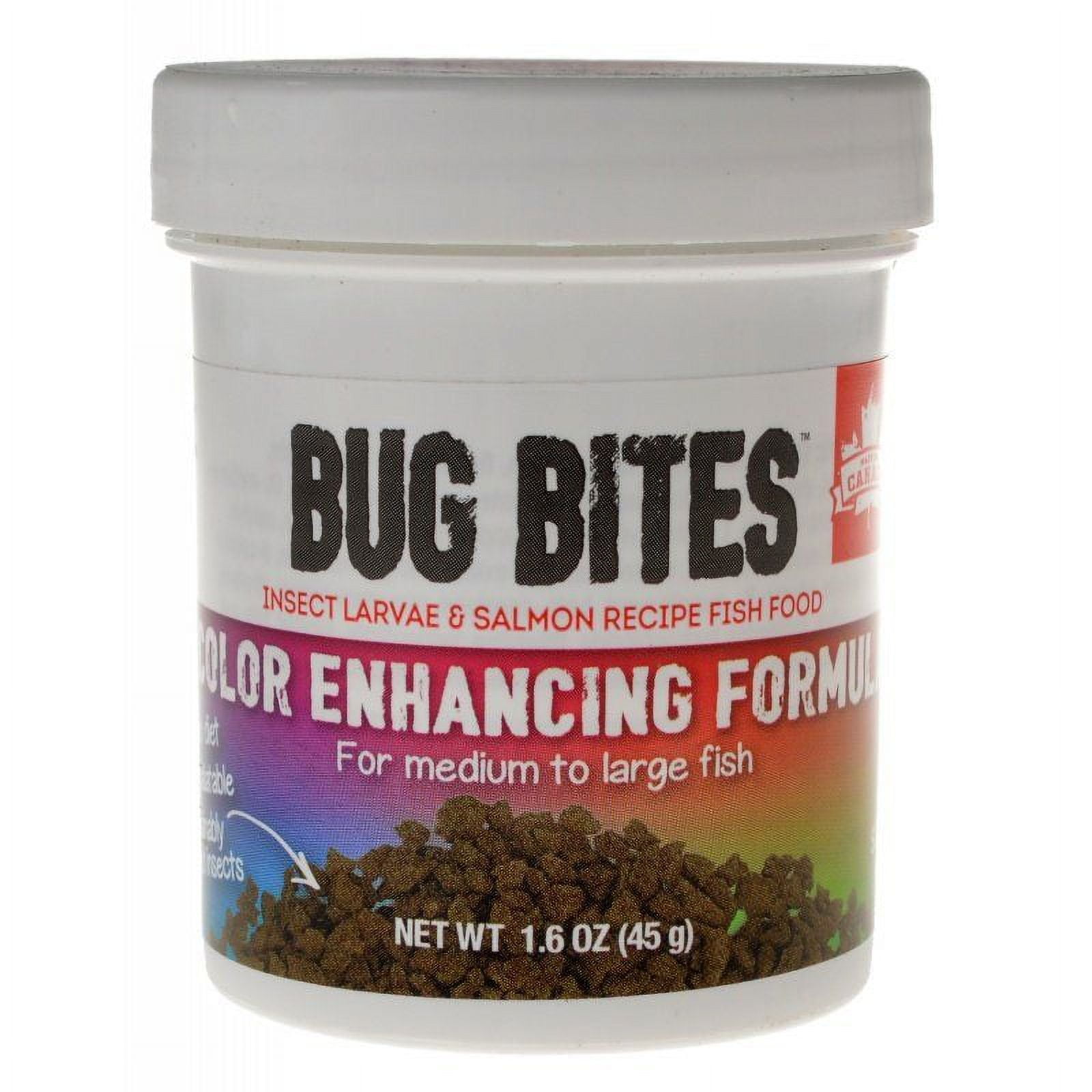 Fluval Bug Bites Color Enhancing Formula for Medium-Large Fish ...