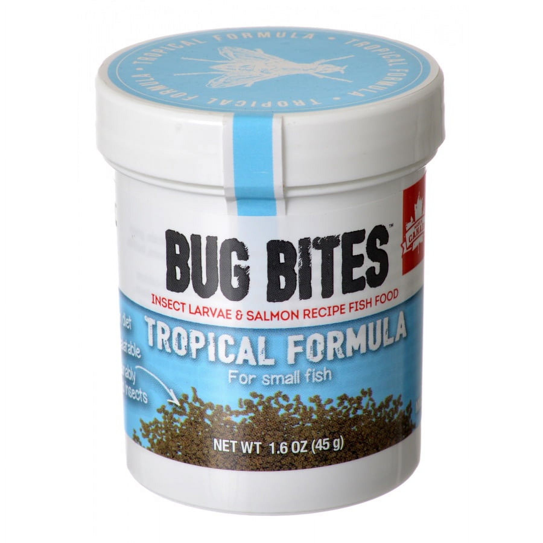 Fluval Bug Bites Tropical Fish Small Granules, Small to Medium Fish, 1. ...