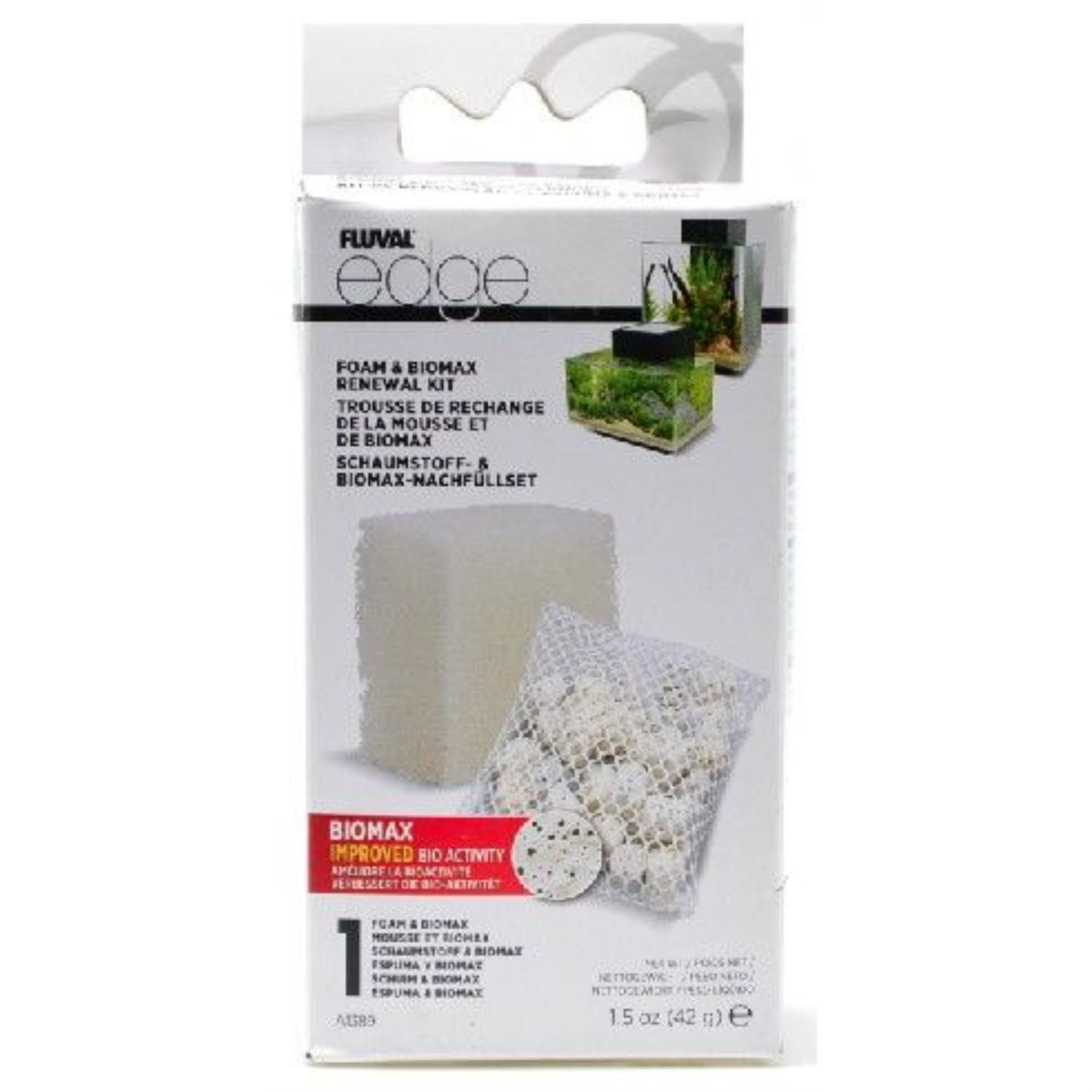 Fluval EDGE Power Filter Foam BioMax Renewal Kit - Walmart.com