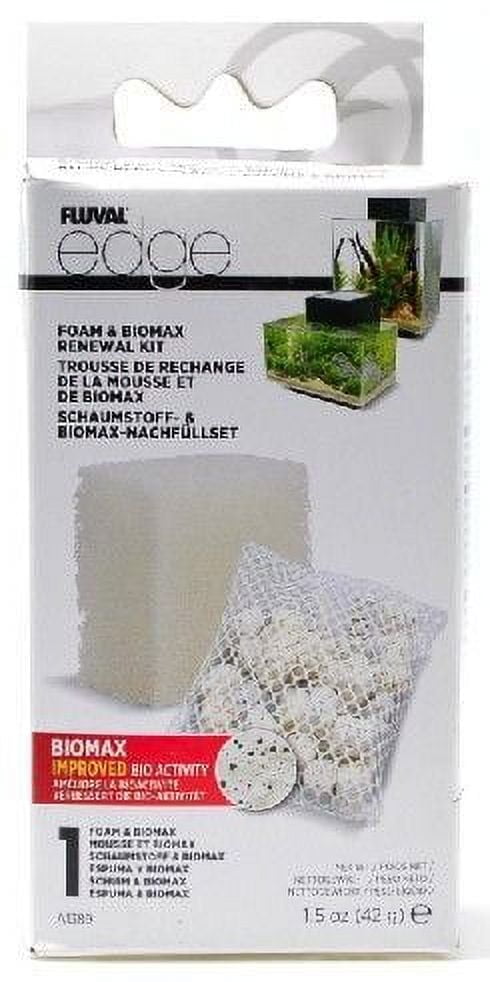 Fluval Edge Foam & Biomax Renewal Kit [Aquarium, Filter Media ...