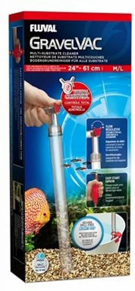 Fluval Gravel Vac Multi-Substrate Cleaner, Medium/Large 24in - Walmart.com