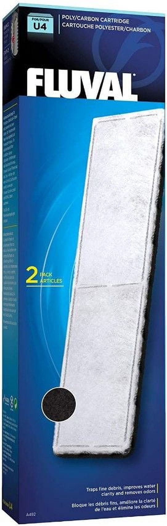 Fluval Underwater Filter Stage 2 Polyester/Carbon Cartridges [Aquarium ...