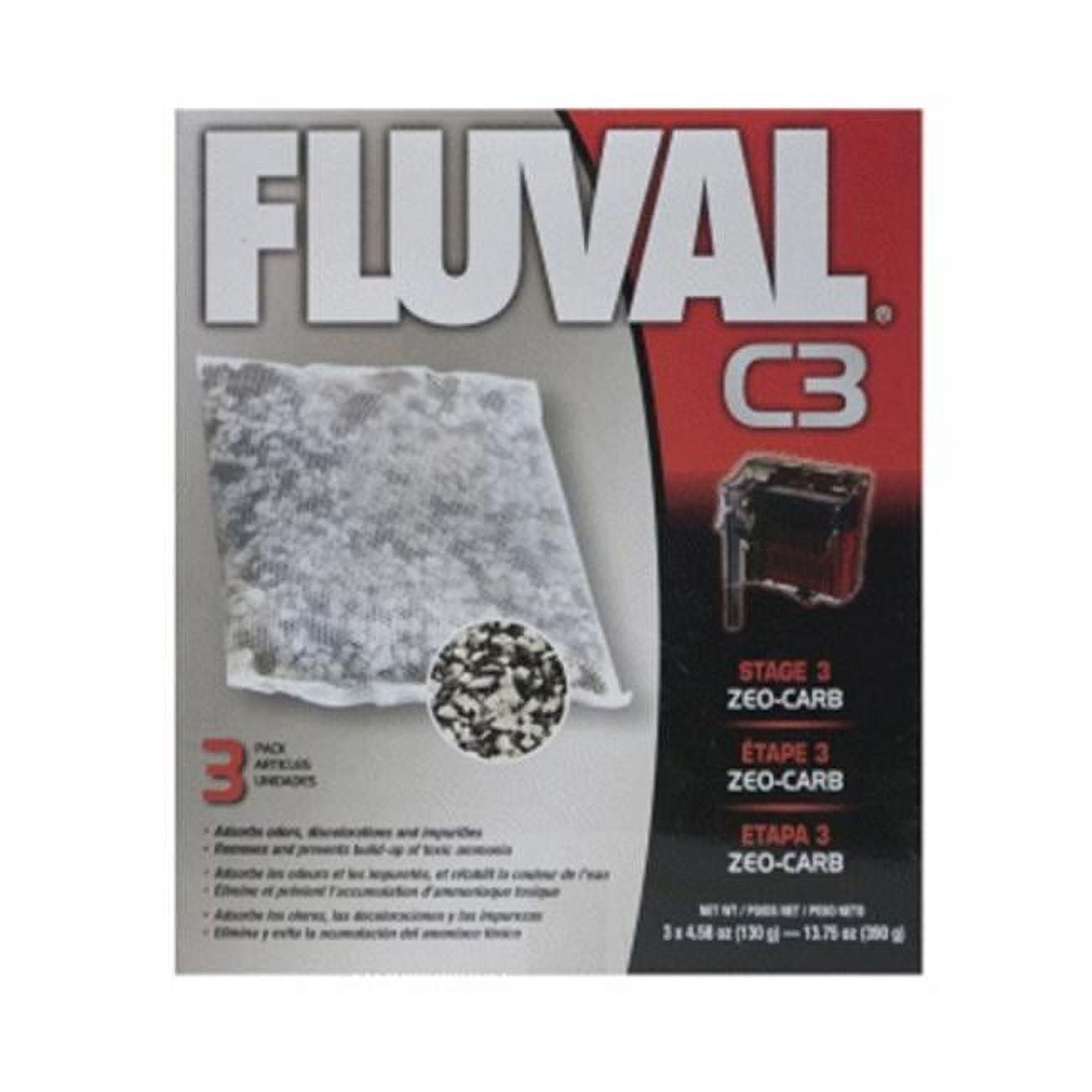 Fluval Zeo-Carb Filter Bags For C3 Power Filter (3 Pack) - Walmart.com