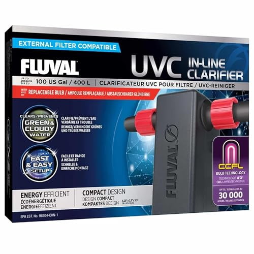 Fluval in Line UVC Clarifier for Aquarium Filters - Walmart.com