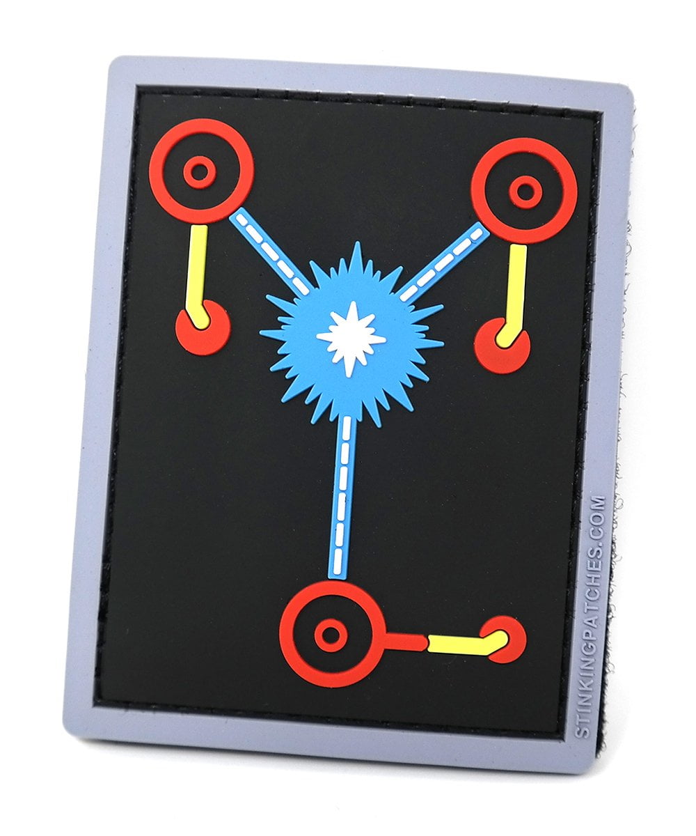 Flux Capacitor PVC Tactical Patch | Back to The Future Inspired Funny ...