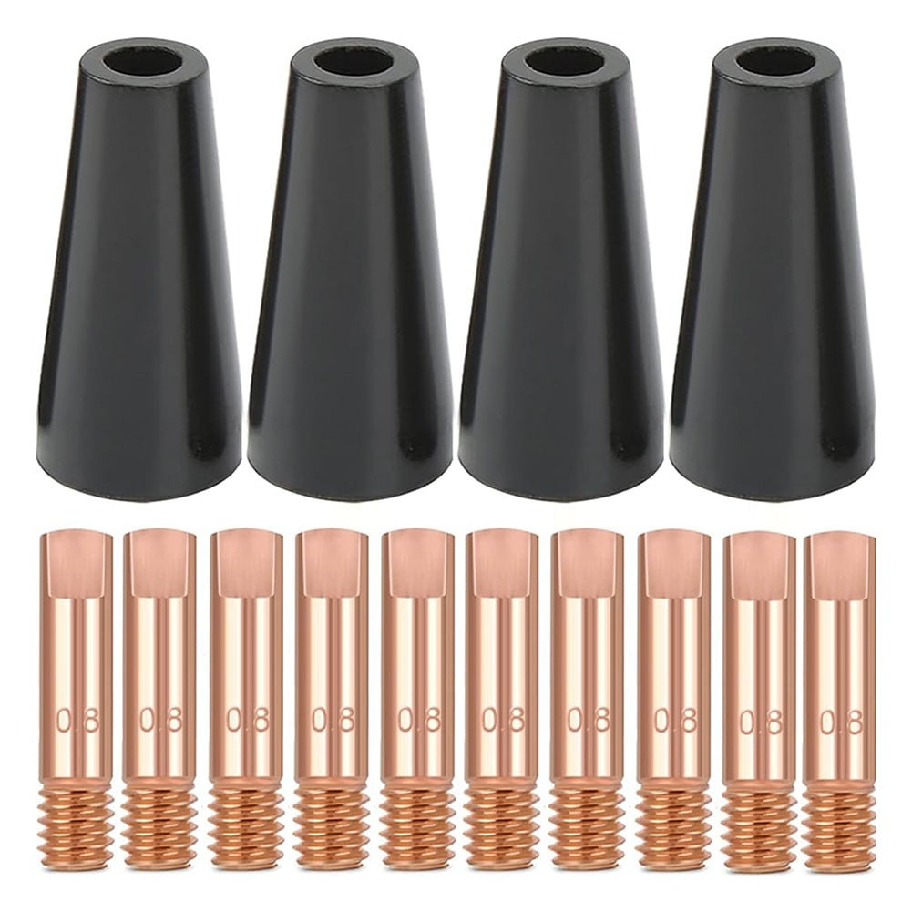 Flux Core Gasless Nozzle Tips Kit,For Mig Welding Contact Tip 0.8Mm For ...