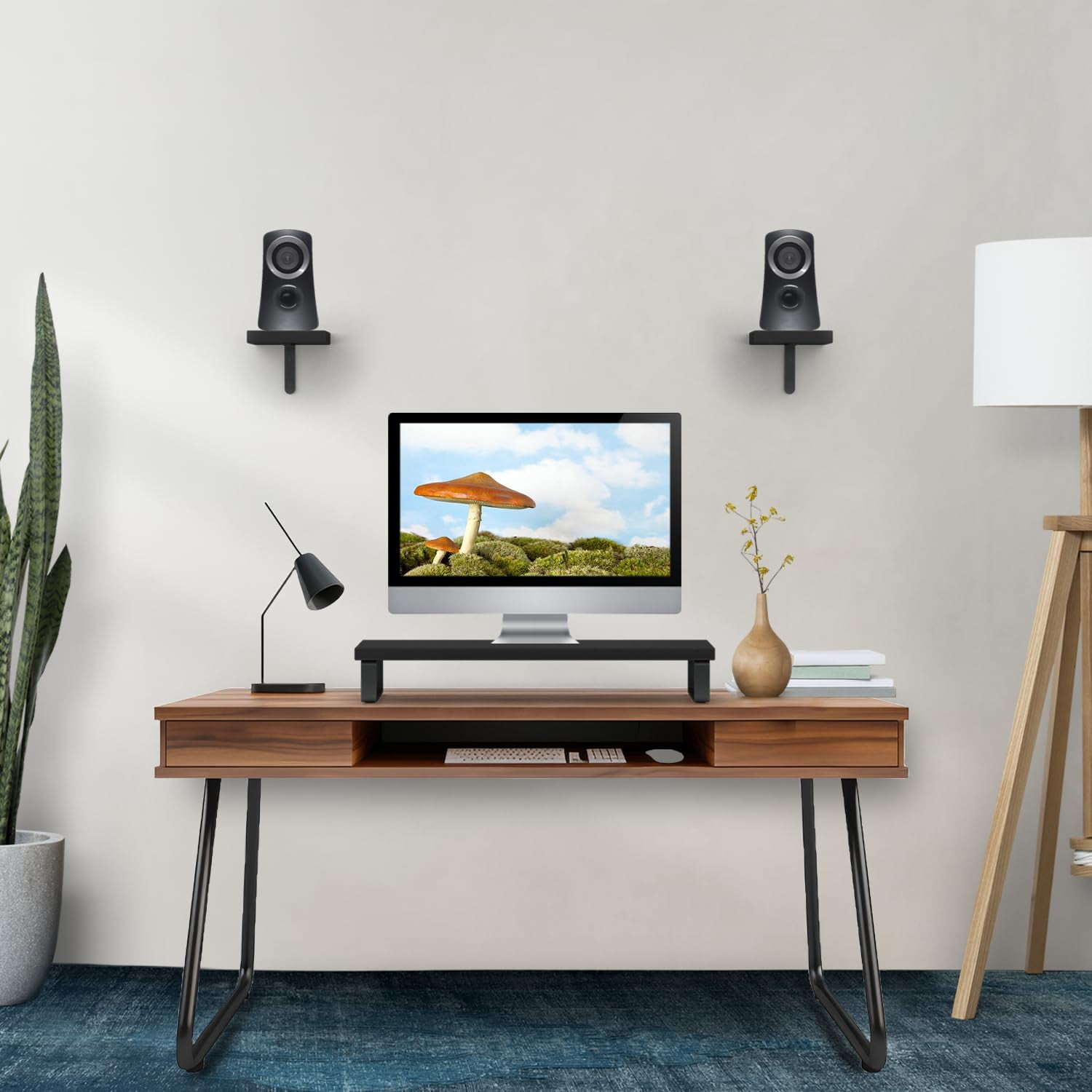 Flux MultiFunctional Monitor Stand 21 Speaker Stand Combo Ergonomic ...