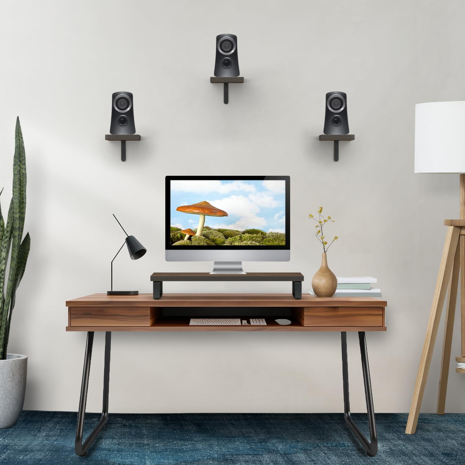 Flux MultiFunctional Monitor Stand 31 Speaker Stand Combo Ergonomic ...