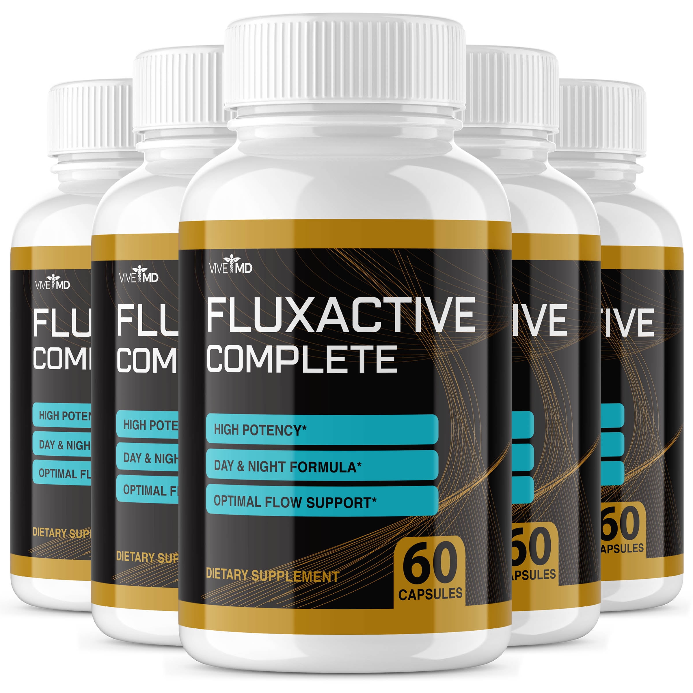 Fluxactive Complete for Prostate Health Supplement FluxActive (5 Pack ...
