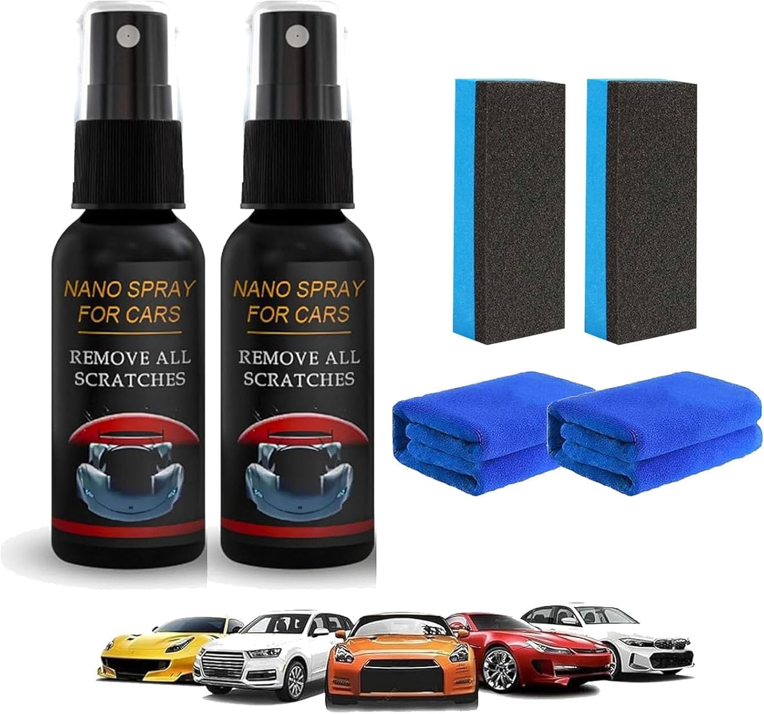 Fluxfade Nano Car Spray, 2025 Nuracoat Scratch Remover, Car Scratch Repair Spray Auto Nano ...