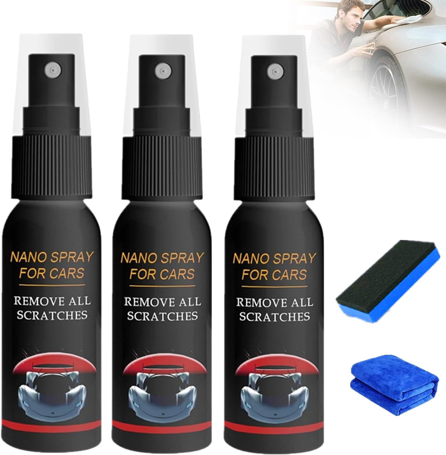 Fluxfade Nano Car Spray - 30ml Scratch Repair Nano Spray for All Cars ...
