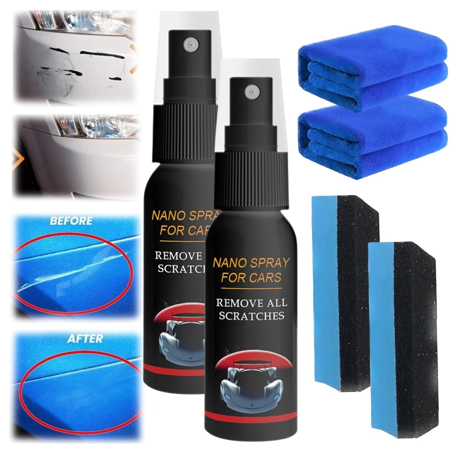 Fluxfade Nano Car Spray, Nuracoat Nano Car Spray, Cars Scratch Repair ...