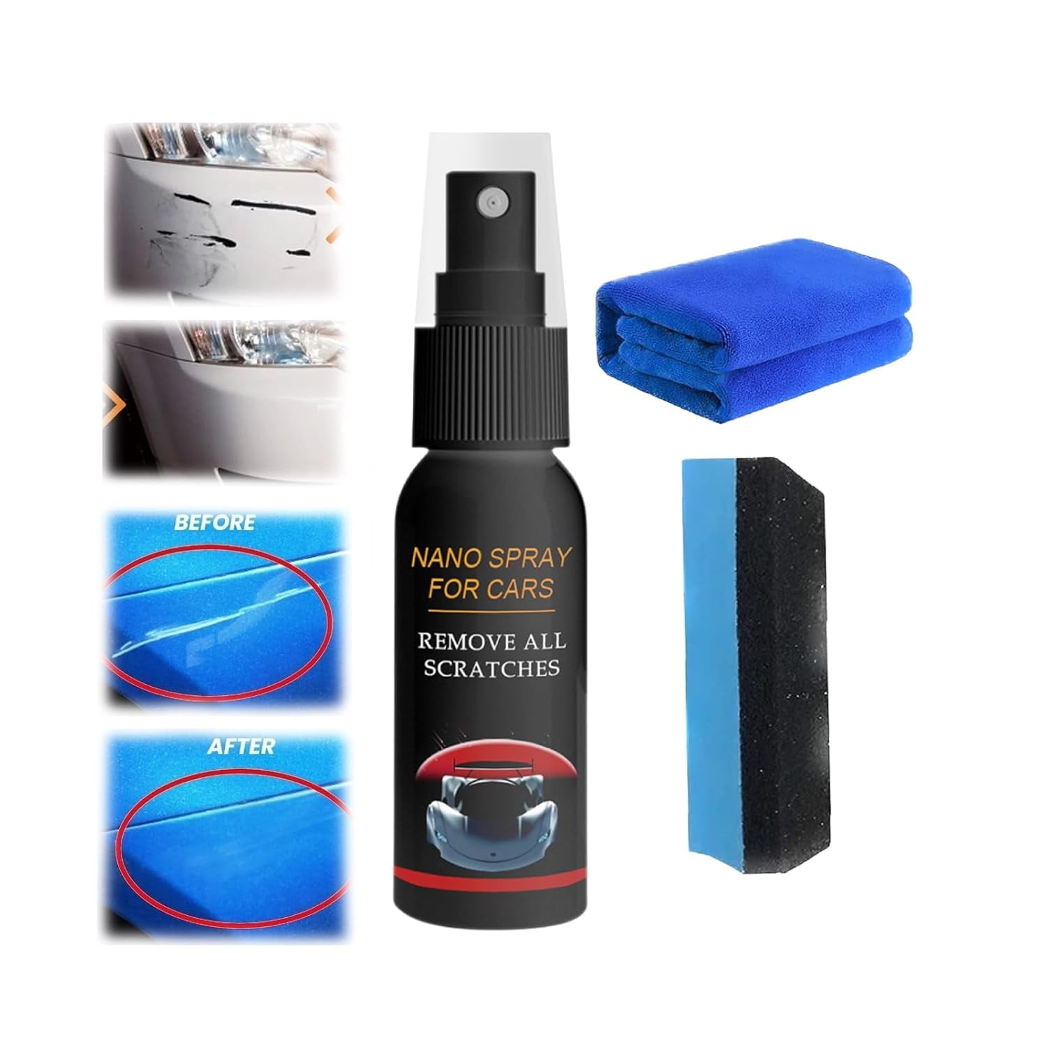 Fluxfade Nano Car Spray, Nuracoat Nano Car Spray, Cars Scratch Repair ...