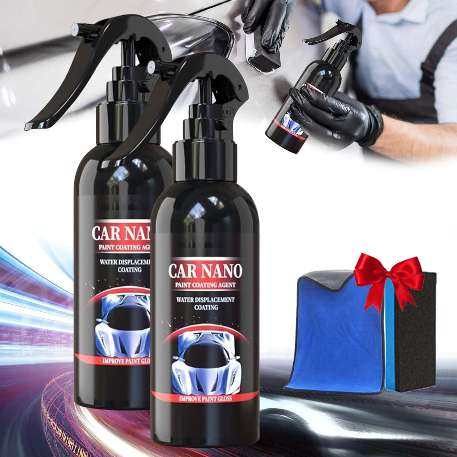 Fluxfade Nano Car Spray, Scratch Remover for Vehicles, Car Paint ...