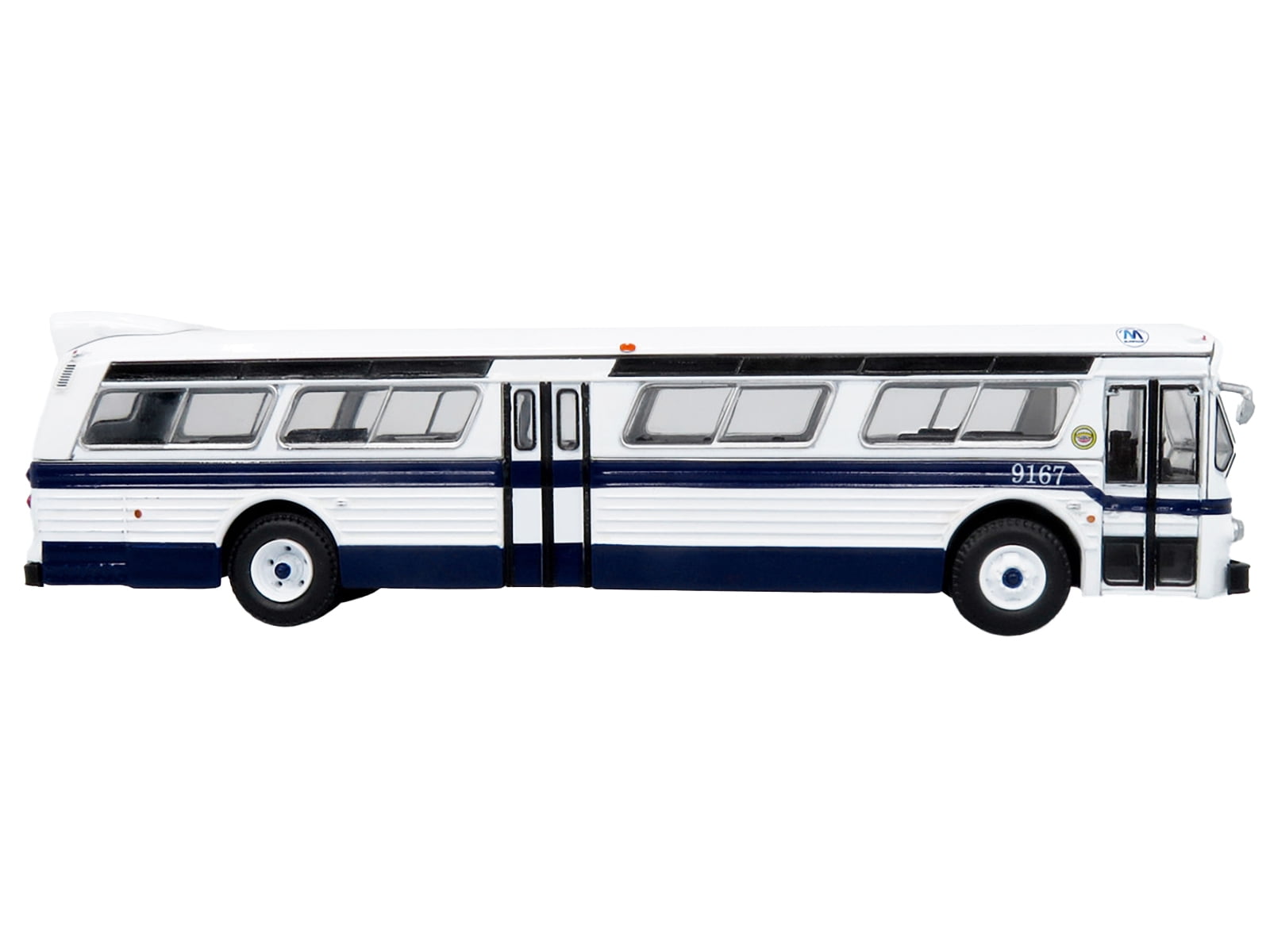 Flxible 53102 New Look Transit Bus "MTA New York City" White with Blue ...