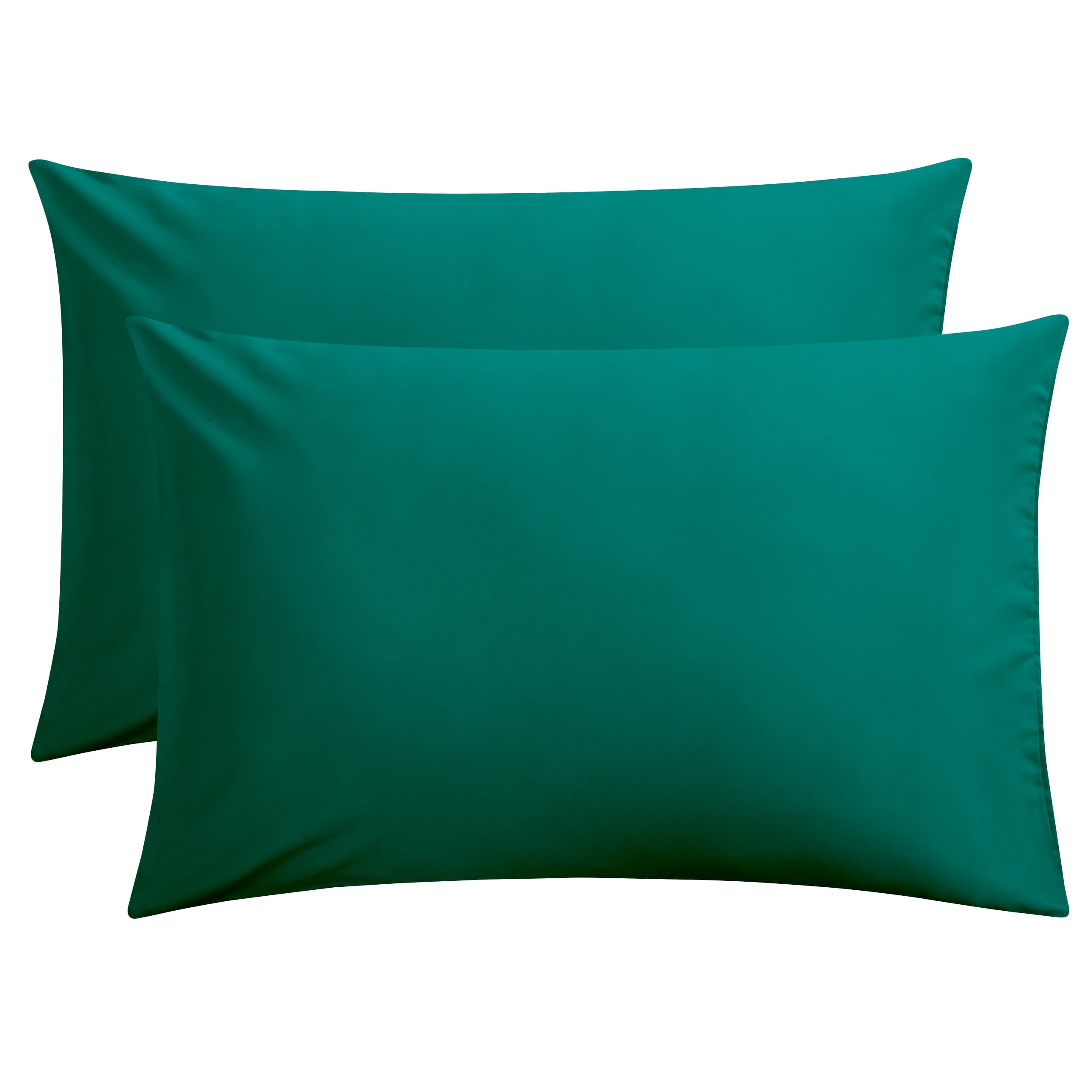 flxxie, Envelope Pillowcases Set, 20" x 36", King, Dark Green - Walmart.com