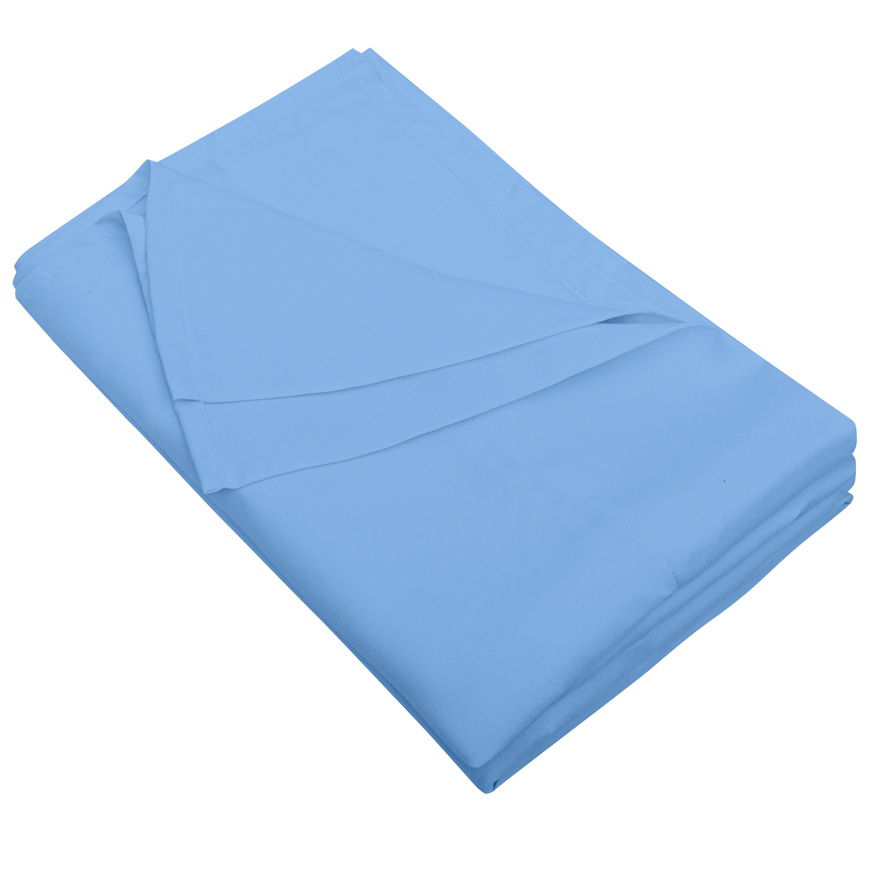 Flxxie 1800 Count Soft Brushed Microfiber Flat Sheet, Shrinkage, Fade ...