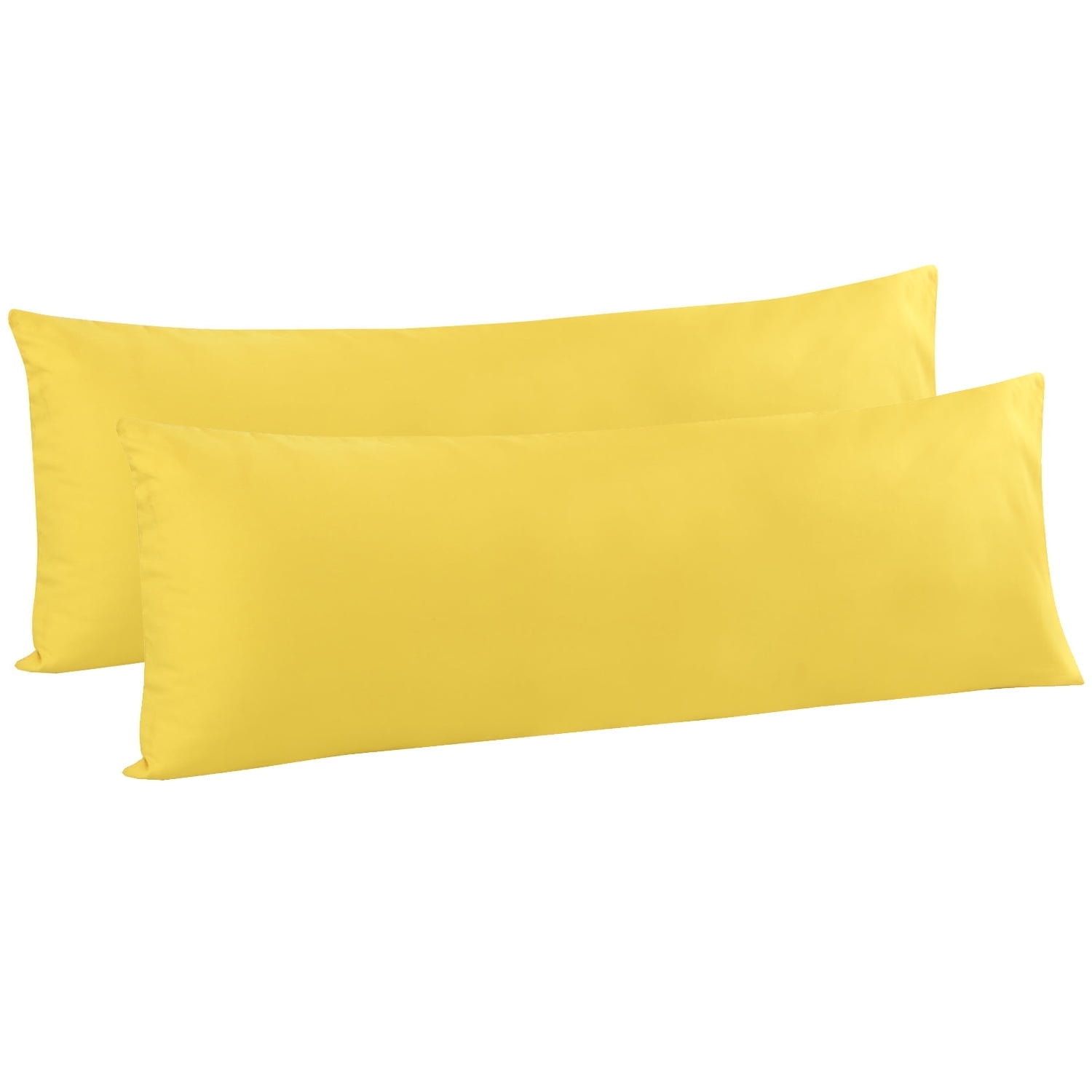 Flxxie 2 Pack 100% Brushed Microfiber Body Pillow Covers, Ultra Soft ...