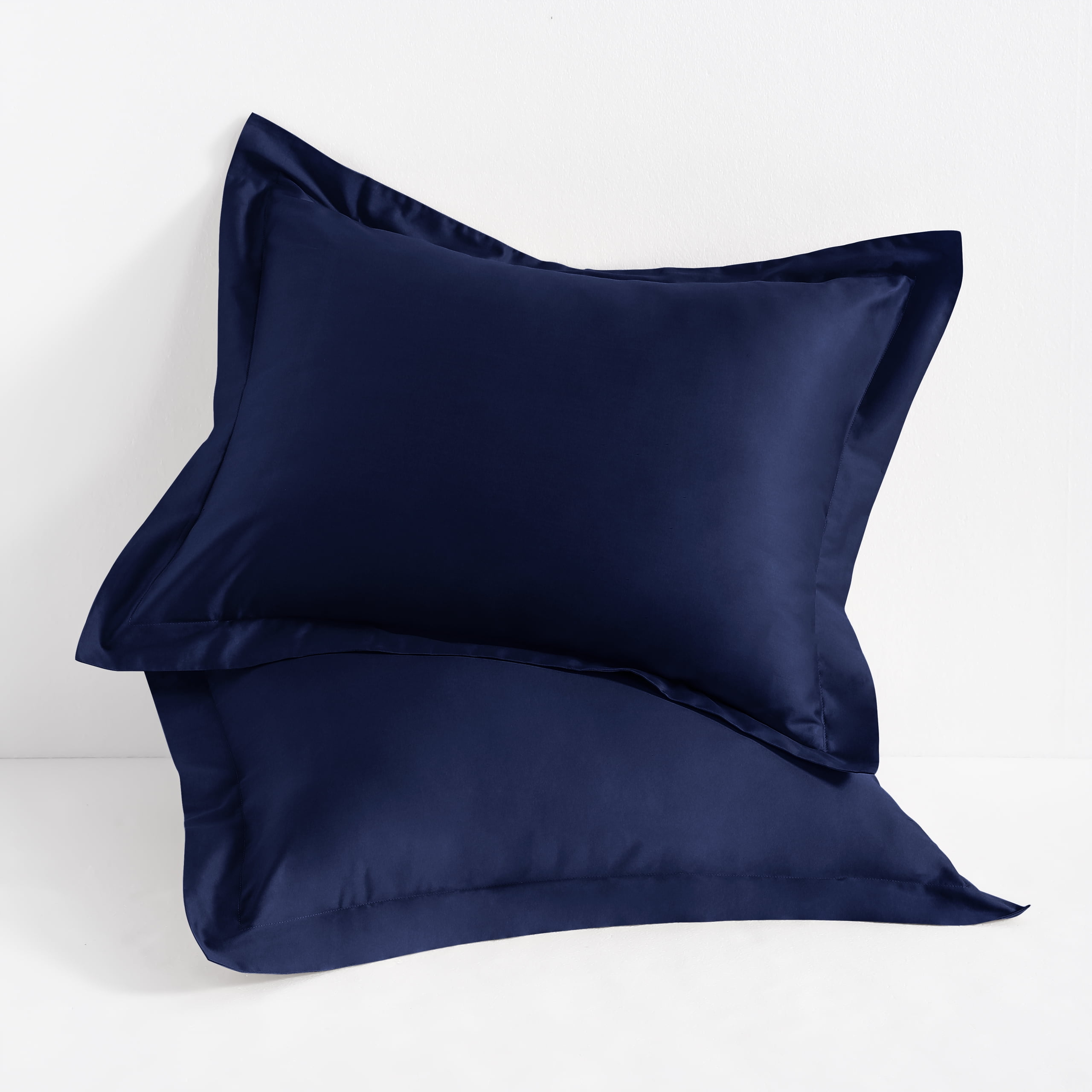 Flxxie 2 Pack 500 Thread Count Cotton Sateen Pillow Shams 20"x26" with ...