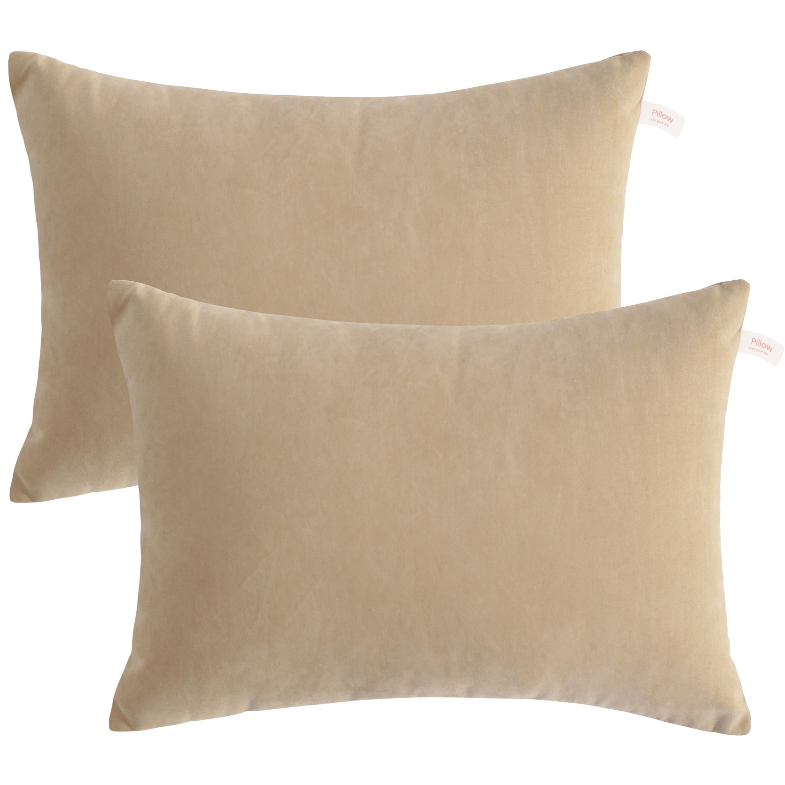 Flxxie 2 Pack Microfiber Soft Toddler Pillows for Sleeping, Small Kids ...