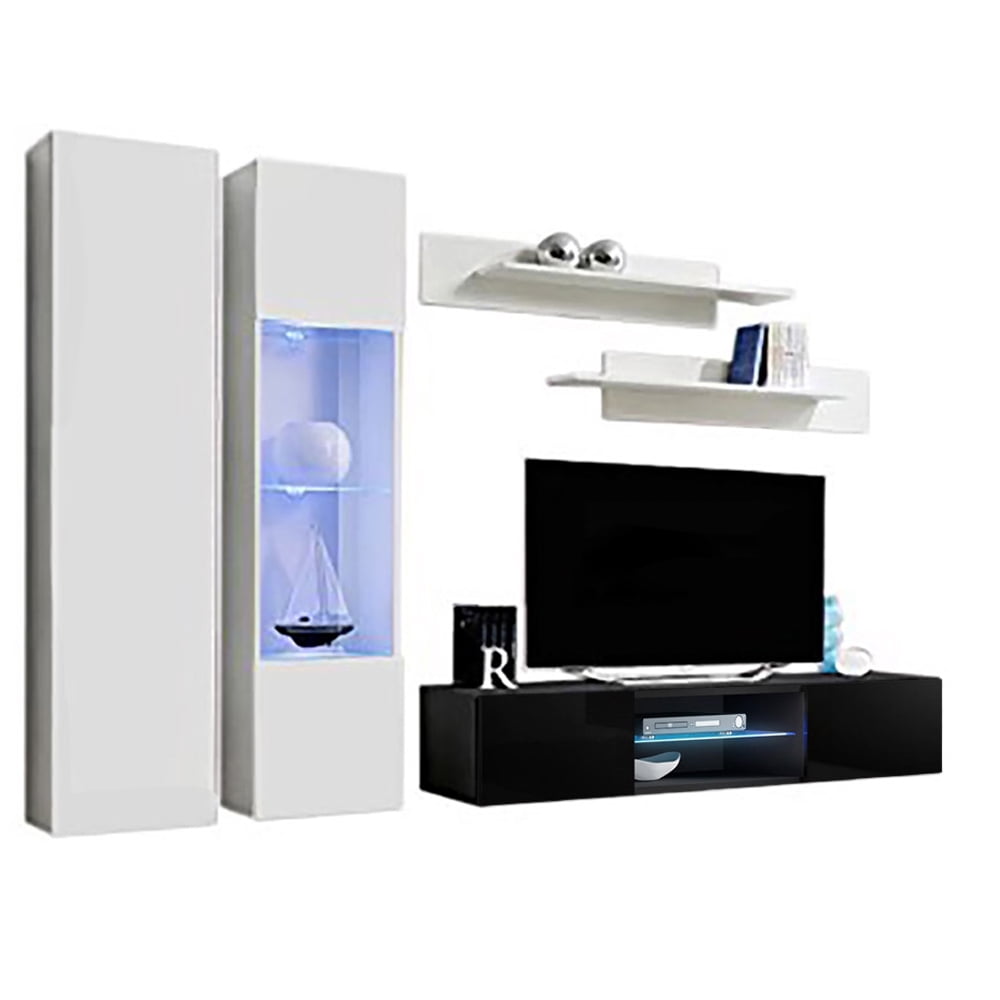 Fly A 33TV Wall Mounted Floating Modern Entertainment Center - Walmart ...