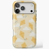 Fly Away Little One Kites Pastel Yellow Illustration iPhone Case 17 16 ...