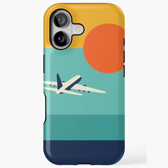 Fly Away Travel Adventure Art Case for iPhone 11 12 13 14 15 16 17 Pro ...