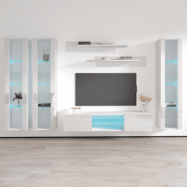 Fly CD3 30TV Wall Mounted Floating Modern Entertainment Center ...