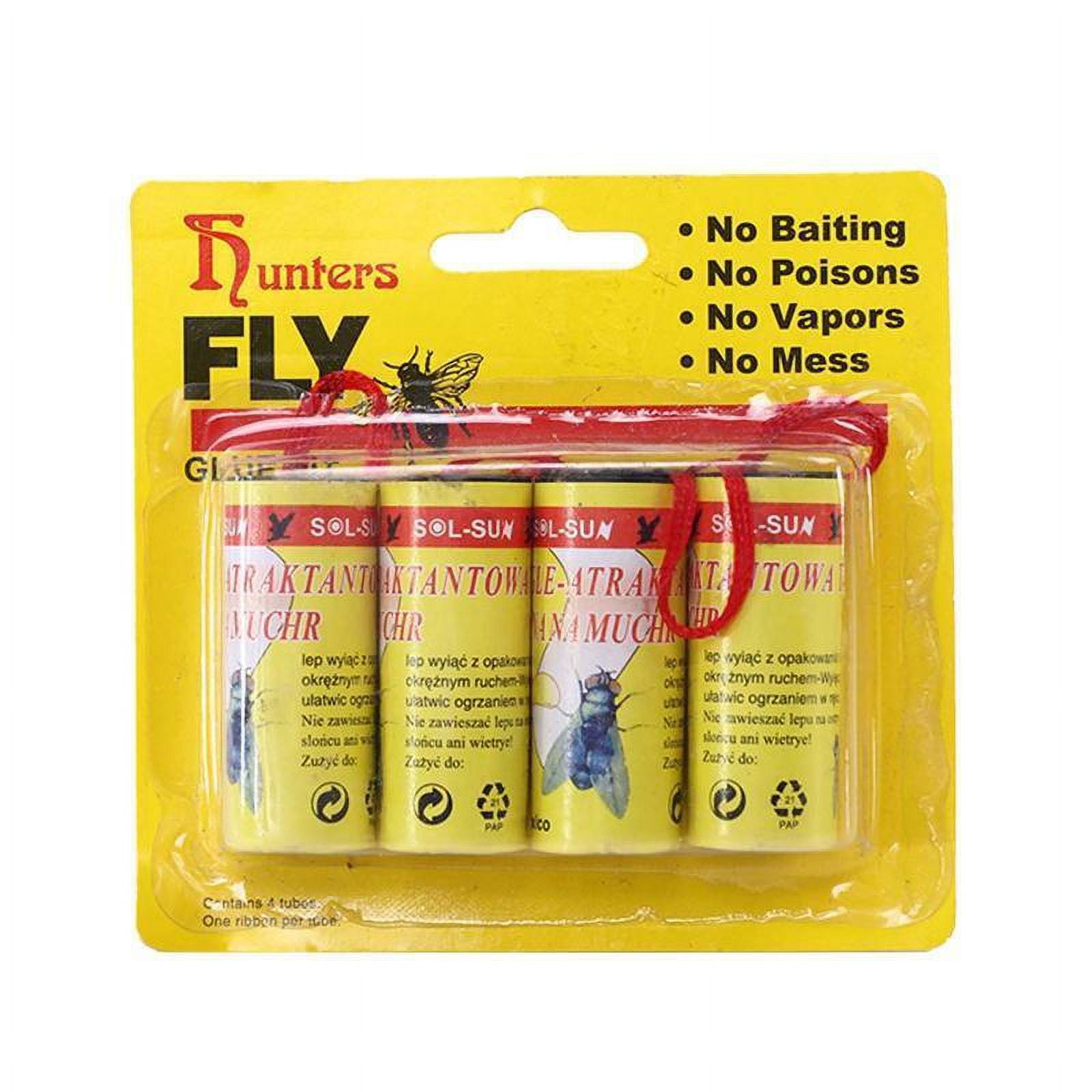 Fly Catcher Paper Sticky Glue Insect Bug Trap Killer Strong Roll Tape ...