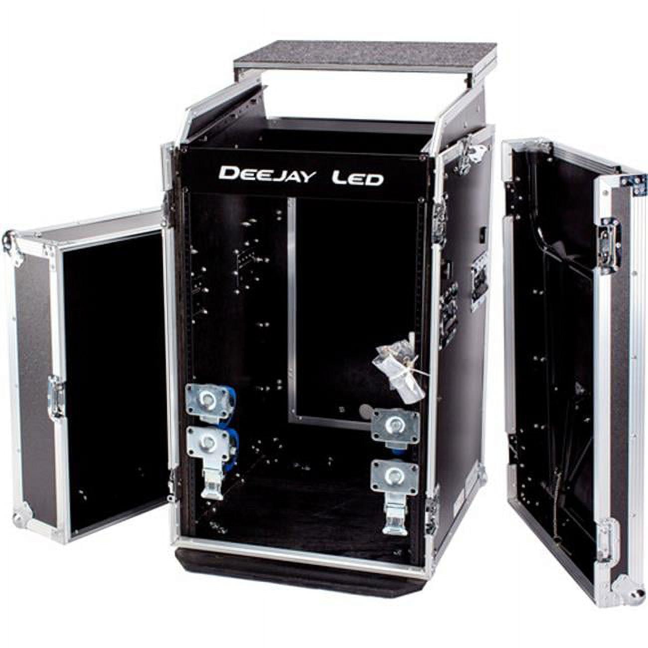 Fly Drive Case 11u Space Universal Slant Mixer Rack & 16u Space ...