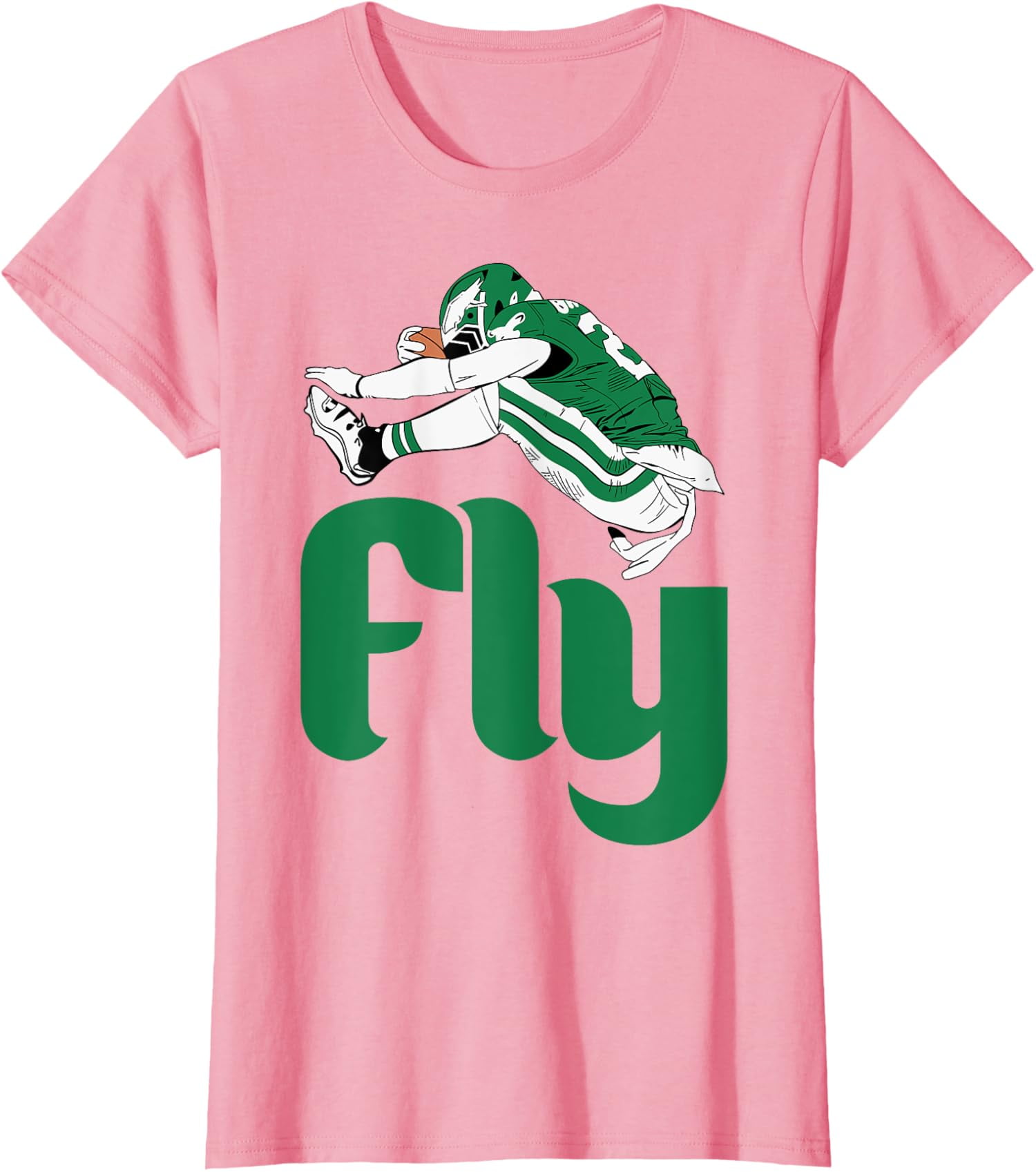 Fly Eagles Fly Tee - Viral Saquon Barkley Hurdle Jump Football Fan Gift ...