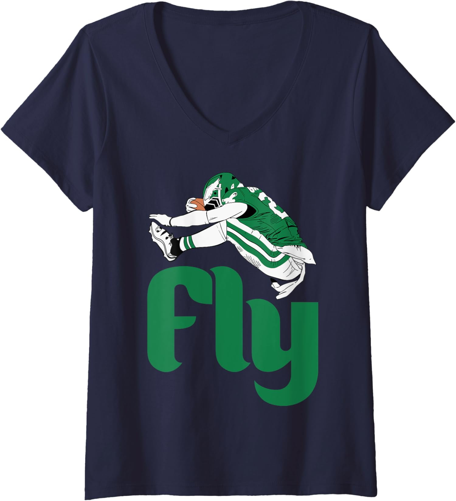 Fly Eagles Fly Tee - Viral Saquon Barkley Hurdle Jump Football Fan Gift ...