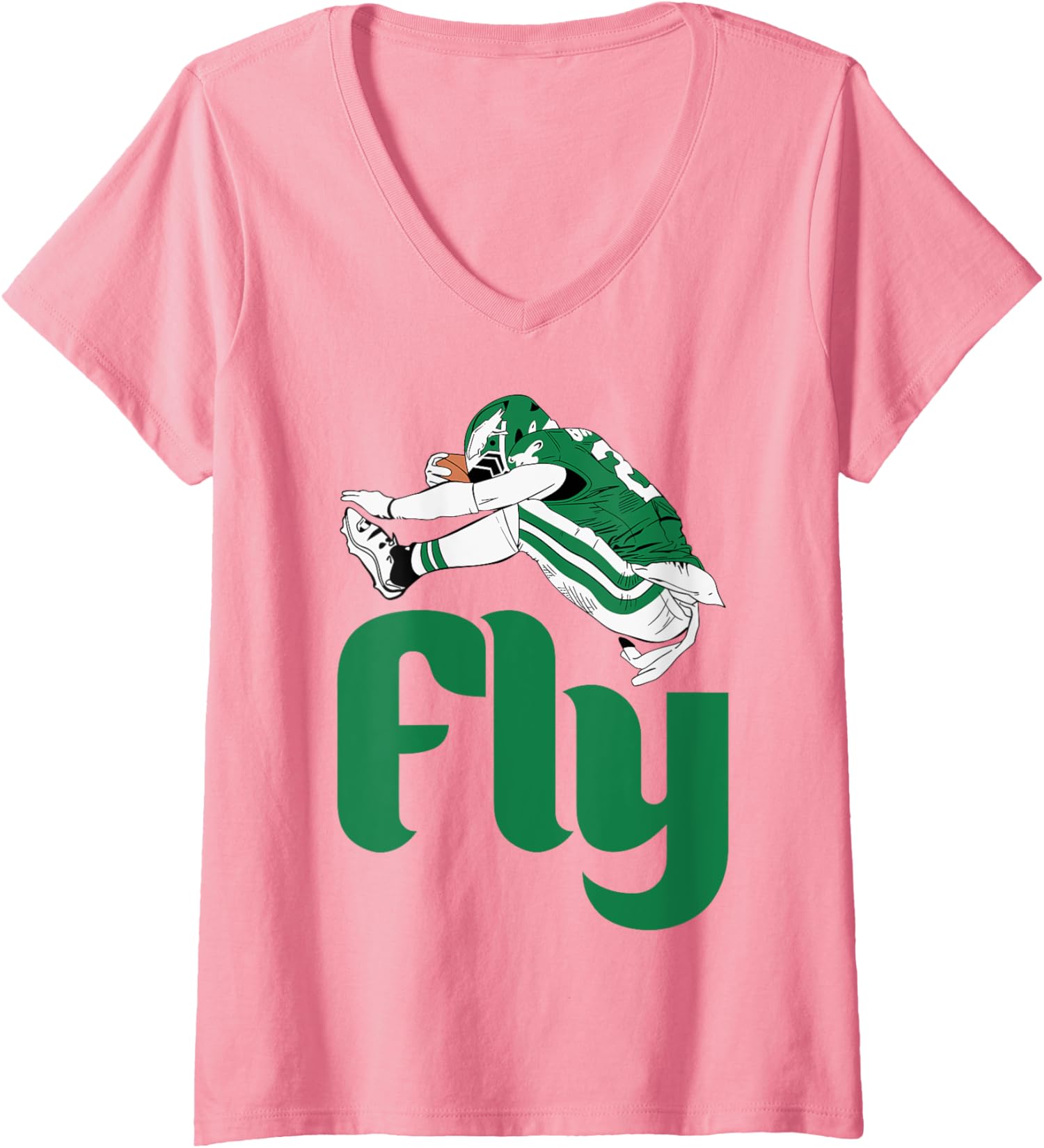 Fly Eagles Fly Tee - Viral Saquon Barkley Hurdle Jump Football Fan Gift ...