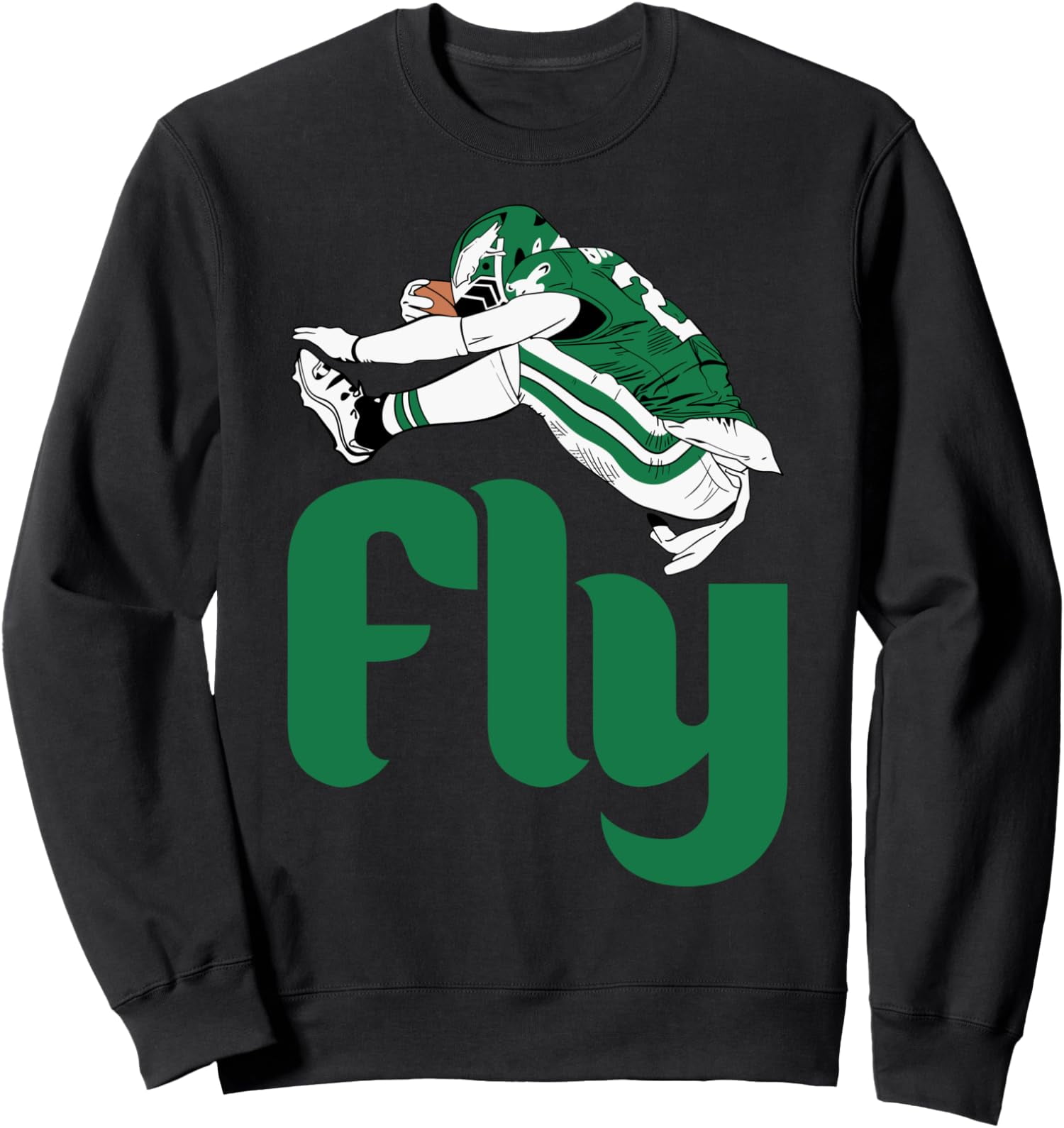 Fly Eagles Fly Tee - Viral Saquon Barkley Hurdle Jump Football Fan Gift ...