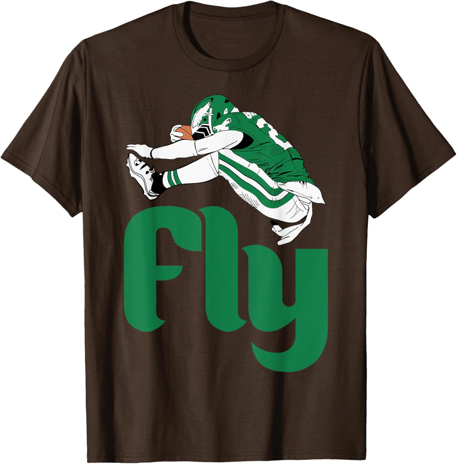 Fly Eagles Fly Tee - Viral Saquon Barkley Hurdle Jump Football Fan Gift ...