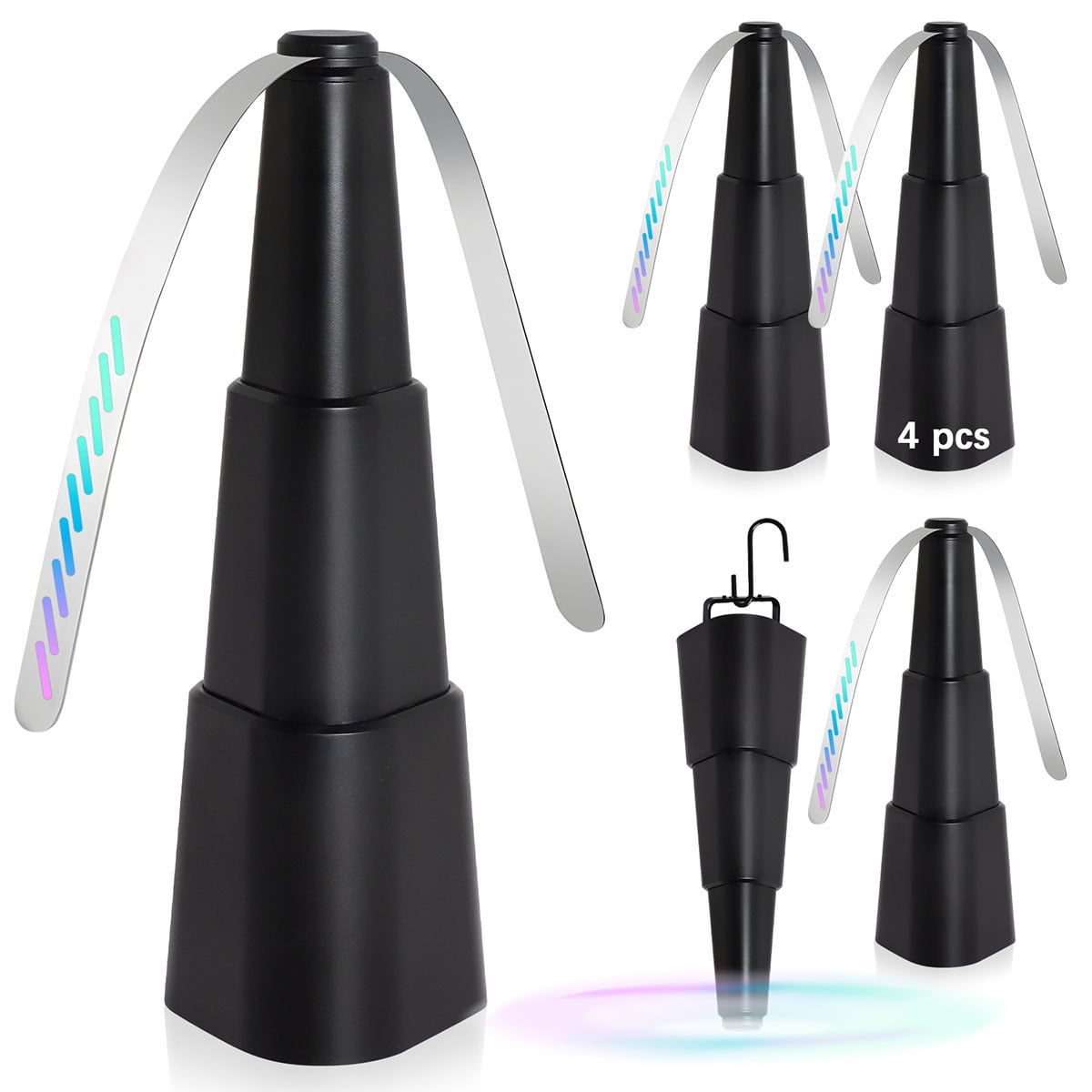 Fly Fans for Tables, 4 Packs Indoor Outdoor Fan Portable with ...