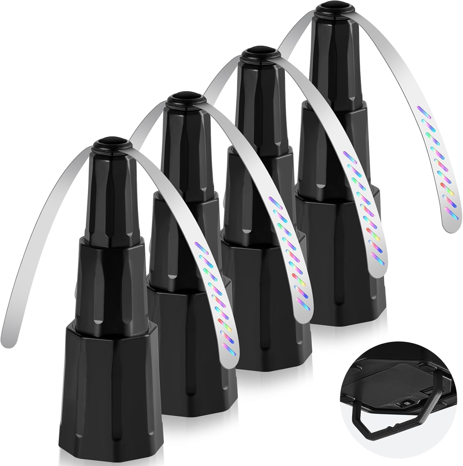 Fly Fans for Tables, Bug Fans with Holographic Blades, Battery Operated ...