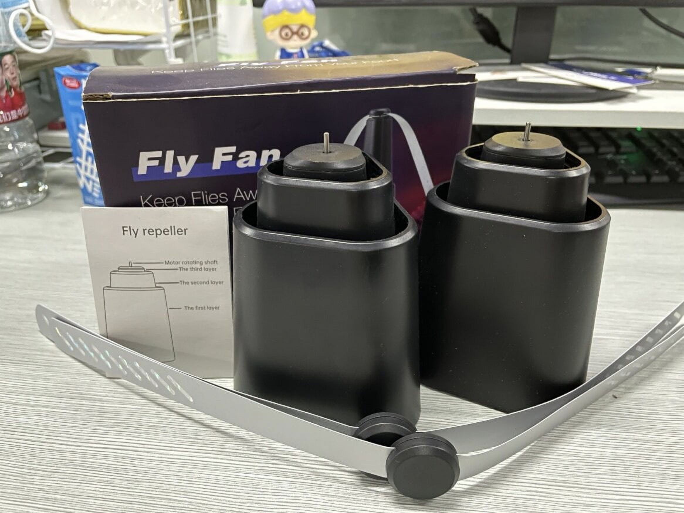 Fly Fans for Tables, Fly Repellent Outdoor Indoor Keep Flies Away, Fly ...