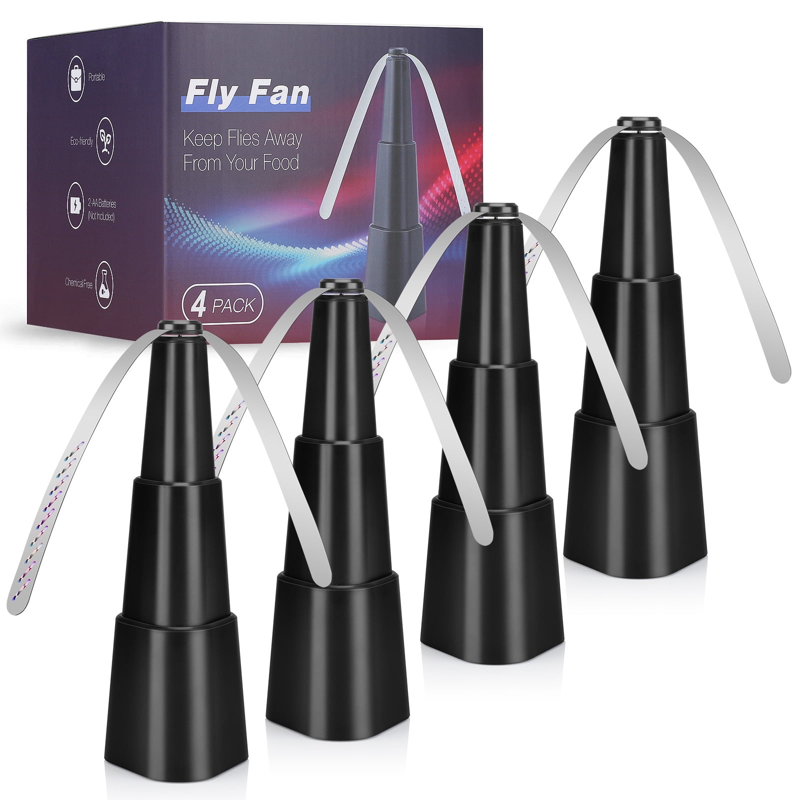Fly Fans for Tables Indoor Outdoor Meal Gathering, Portable Patio ...